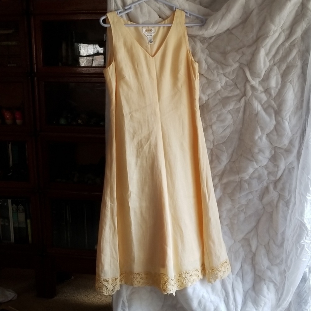 Talbots Irish Linen Dress - Gem